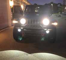 Mopar LED Fog Lamps for 18-21 Jeep Wrangler JL & Gladiator JT | Quadratec