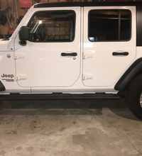 Mopar 82215329AB Tubular Side Steps for 18-24 Jeep Wrangler JL ...