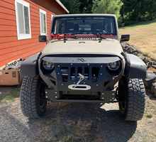 Fab Fours Front Grumper - Wrangler Bumper and Grill | Quadratec