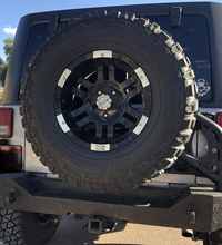 WARN Elite Series Rear Bumper with Tire Carrier for 07-18 Jeep Wrangler ...