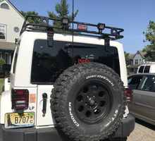 Smittybilt 45454 Defender Roof Rack for 07-17 Wrangler | Quadratec