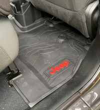 Mopar All-Weather Front & Rear Floor Liner Set for 18-24 Jeep Wrangler ...