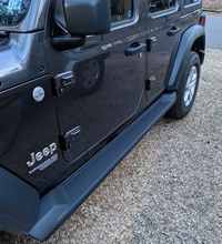 Mopar 82215164AB Production Style Side Steps for 18-24 Jeep Wrangler JL ...