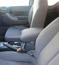 Rugged Ridge 13108.01 Neoprene Arm Rest Pad Cover in Black for 11-18 ...