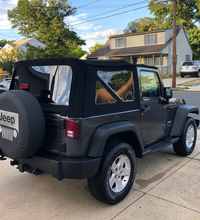 Mopar 82213650 Complete Cable Style Sunrider Twill Soft Top in Black ...