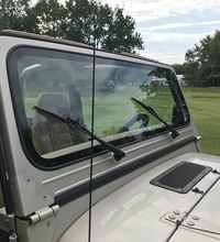 Quadratec Windshield Frame and Components for 87-95 Jeep Wrangler YJ ...