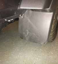 Mopar 82210233 Jeep Logo Front Splash Guards for 07-18 Jeep Wrangler JK ...