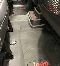 Mopar All-Weather Front & Rear Floor Liner Set for 18-24 Jeep Wrangler ...