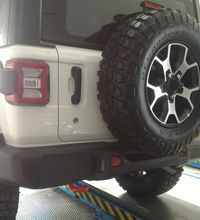 Mopar 82215342 Rubicon Rear Bumper in Steel for 18-20 Jeep Wrangler JL ...