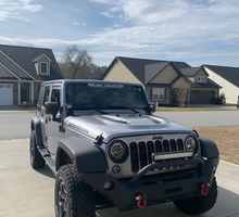 Mopar 82213656AC 10th Anniversary Rubicon Hood with Functional Vents ...