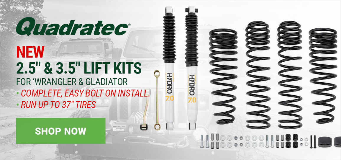Jeep Lift Kits & Suspension Parts | Quadratec - Free Shipping