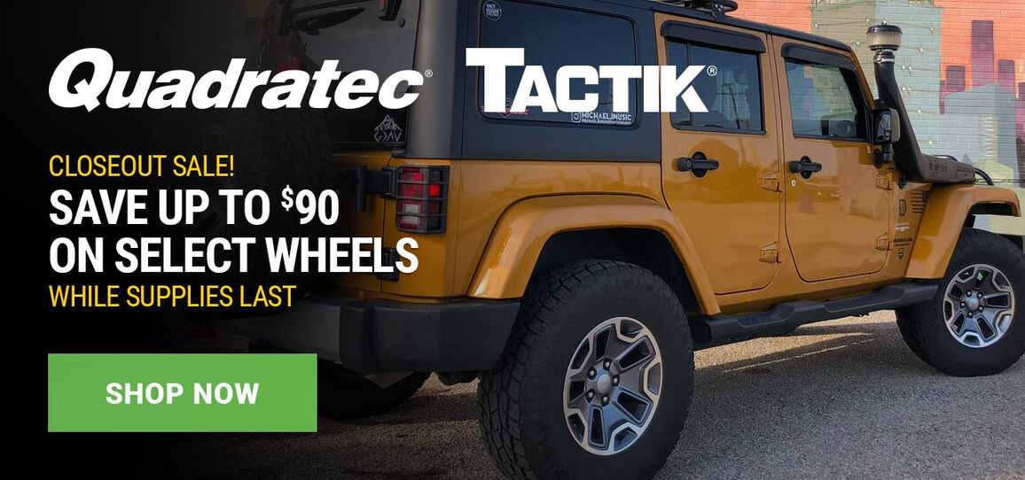 Jeep Wheels, Rims & Wheel Accessories | Quadratec - Free Shipping