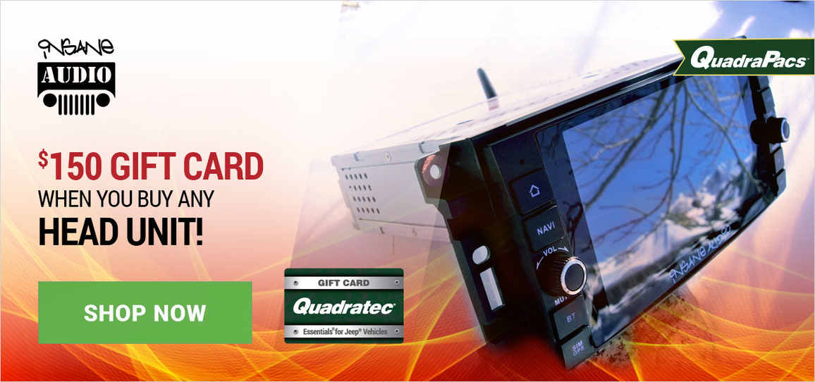 Jeep Stereos, Audio & Electronics | Quadratec - Free Shipping