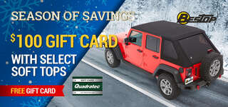 Bestop 51311-01 Tigertop Soft Top in Black Vinyl for 67-73 Jeepster ...