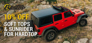 Bestop 51311-01 Tigertop Soft Top in Black Vinyl for 67-73 Jeepster ...