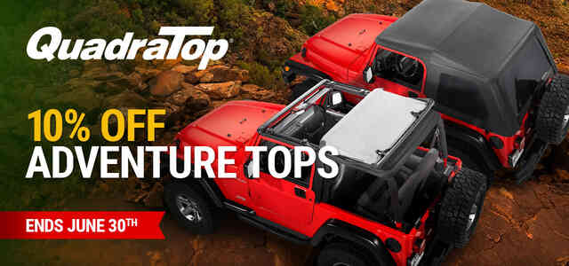 QuadraTop Adventure Top S Soft Top for 07-18 Jeep Wrangler JK Unlimited ...