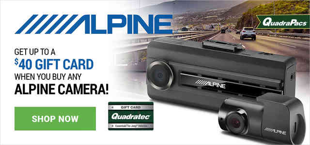 Alpine HCE-C1100 Rear HDR Camera with 131° Single View | Quadratec