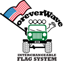 Forever Wave 12" x 18" USA & Patriotic Flags | Quadratec
