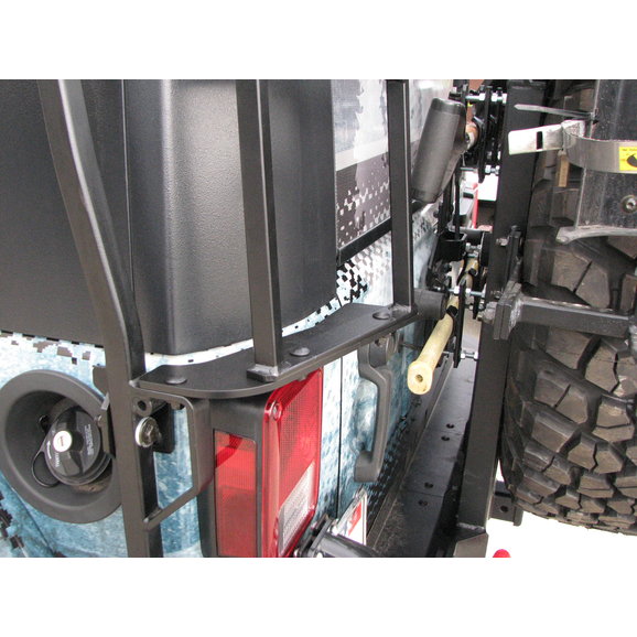 Garvin Driver Side Rack Ladder for 07-18 Jeep Wrangler JK with Garvin ...