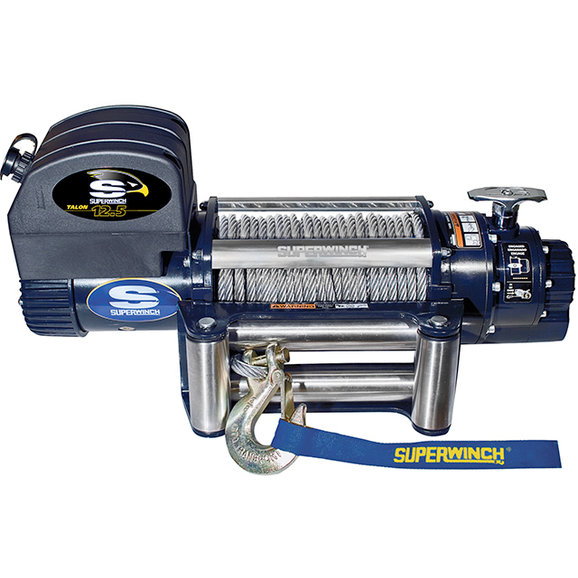 Superwinch 161220 Talon 12.5 Winch with 3/8" x 85' Wire Rope | Quadratec