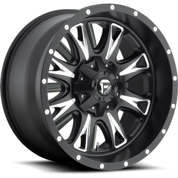 Fuel® Off-Road Throttle Wheel in Matte Black with Machined Accents for ...