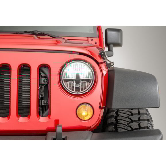 Quadratec Gen II LED Headlights for 07 18 Jeep Wrangler JK Quadratec