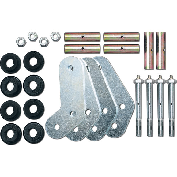 Rubicon Express RE2775 Greasable Rear Boomerang Shackles for 87-95 Jeep ...