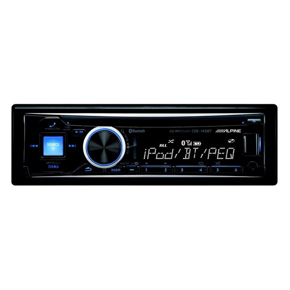 Alpine Alpine CDE-143BT Advanced CD Receiver for Advanced Bluetooth ...