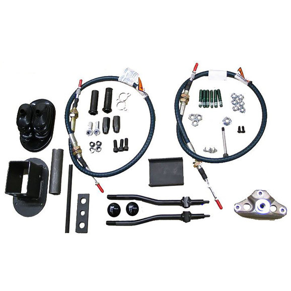 Advance Adapters 344008 Cable Shift Kit for 07-18 Jeep Wrangler JK with ...