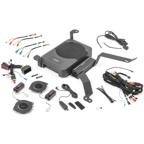 Alpine PSS-23WRA Full Sound System Upgrade for 18-24 Jeep Wrangler JL ...