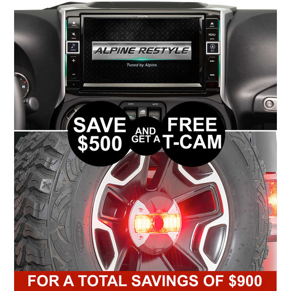 Alpine X109-WRA 9 Inch In-Dash Restyle System for 11-18 Jeep Wrangler ...