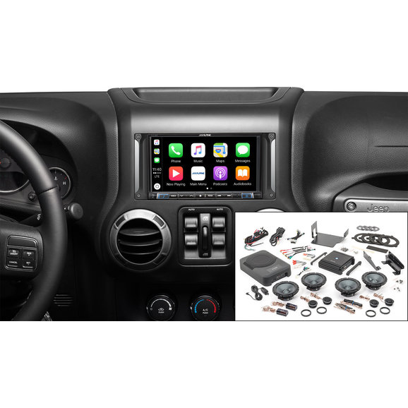 Alpine i207-WRA 7" In Dash Restyle System with Alpine PSS-21WRA Full ...