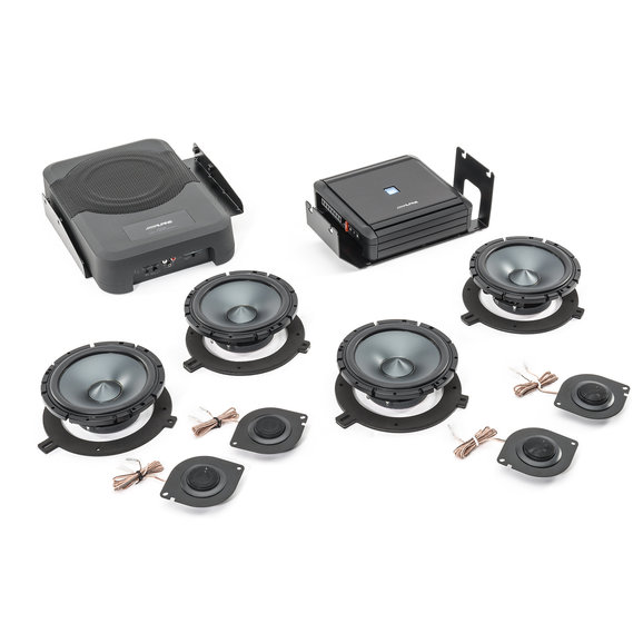 Alpine X209-WRA-OR 9" In Dash Restyle System with Alpine PSS-21WRA Full ...