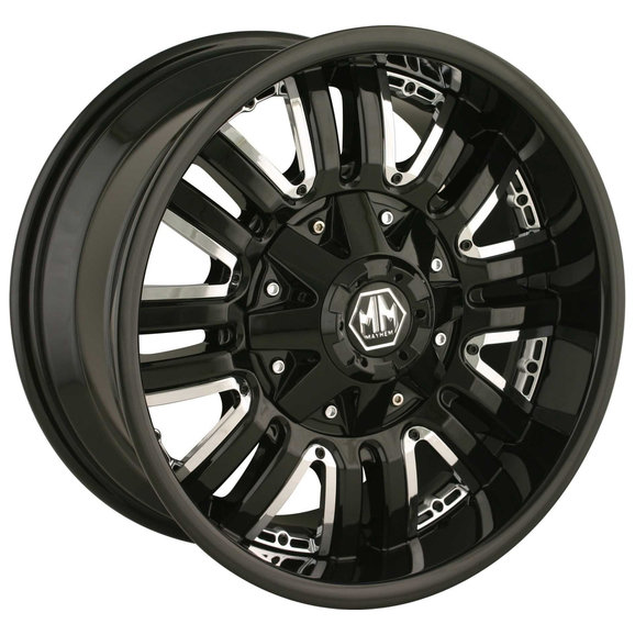 Mayhem 8070-8956B18 Assault Series 8070 Wheel in Black for 87-06 Jeep ...