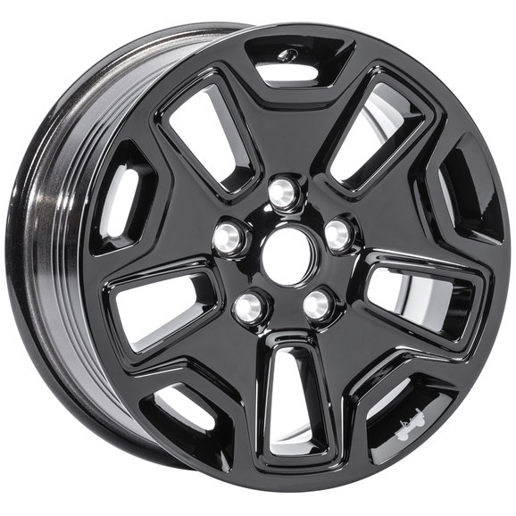 Mopar 5LW63RXFAA Rubicon Wheel in Gloss Black for 07-18 Jeep Wrangler ...