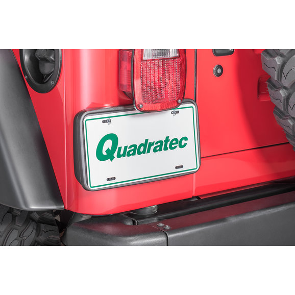 Mopar 55174994 License Plate Bracket for 97-06 Jeep Wrangler TJ | Quadratec