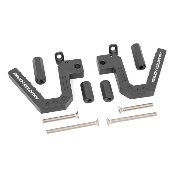 Rough Country 6507 Aluminum Front Grab Handles For 07 18 Jeep Wrangler Jk Quadratec