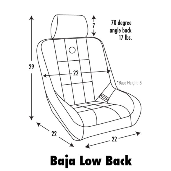 Corbeau Baja Low Back Suspension Seats | Quadratec