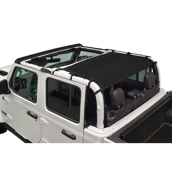 Dirtydog 4X4 Rear Sun Screen for Jeep Gladiator JT | Quadratec