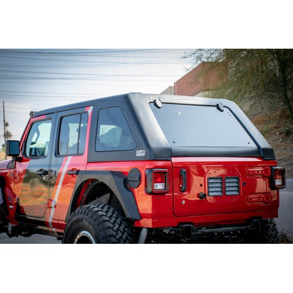 DV8 Offroad HTJLFB-B Ranger Fastback Hardtop for 18-25 Jeep Wrangler JL ...