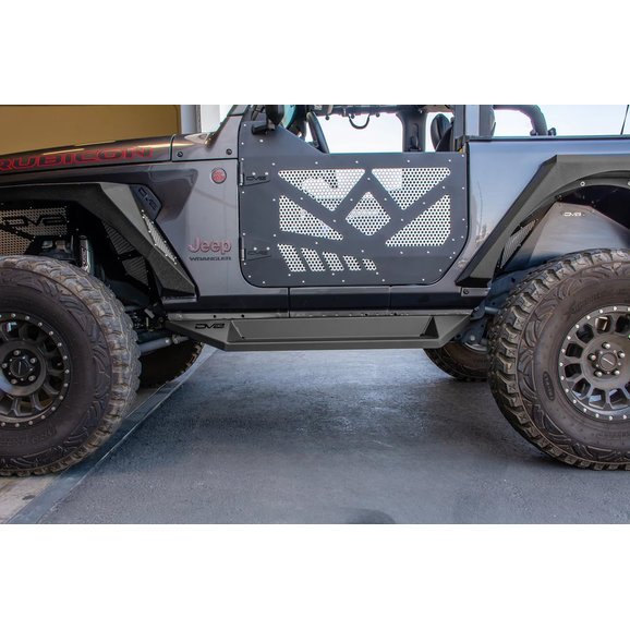 DV8 Offroad SRJL-24 Boxed Slider Steps for 18-20 Jeep Wrangler JL ...