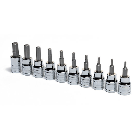 Eastwood 32162 10-Piece 3/8" Drive SAE Hex Bit Set | Quadratec