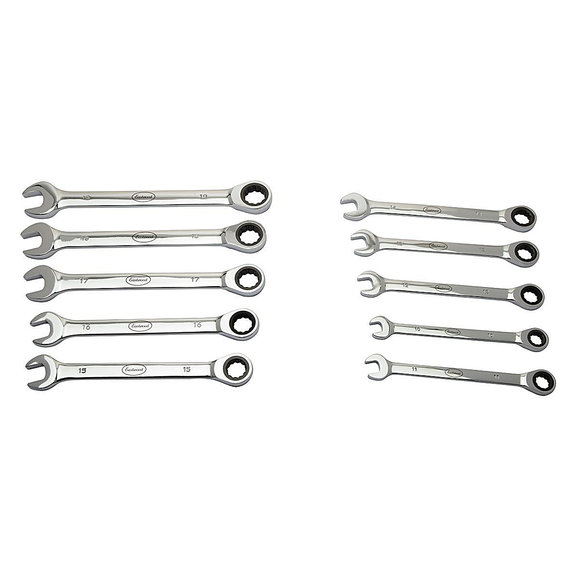 Eastwood 32060 10pc Ratcheting Wrench Set MM | Quadratec