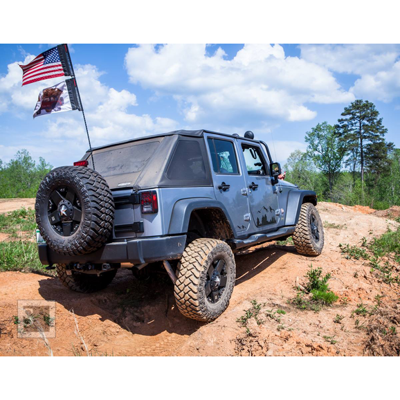 Forever Wave 12" x 18" Colored Jeep Grille Logo Flags | Quadratec