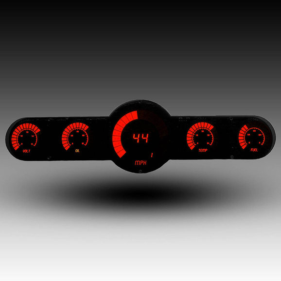 Intellitronix 5.5 Gauge Universal Analog Bar Graph Panel | Quadratec