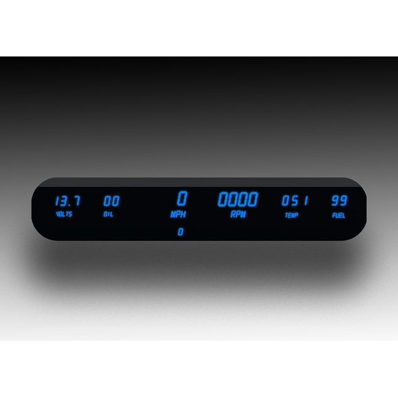 Intellitronix 6 Gauge Digital Universal Panel | Quadratec