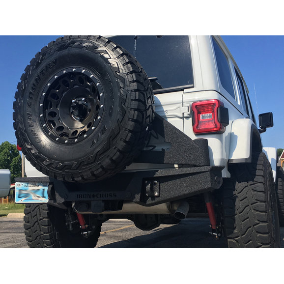 Iron Cross Automotive Stubby Rear Bumper for 18-21 Jeep Wrangler JL ...