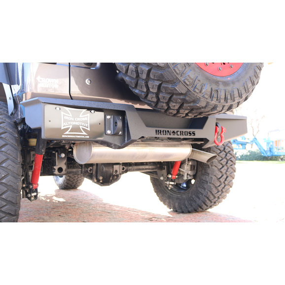 Iron Cross Automotive Stubby Rear Bumper for 18-21 Jeep Wrangler JL ...