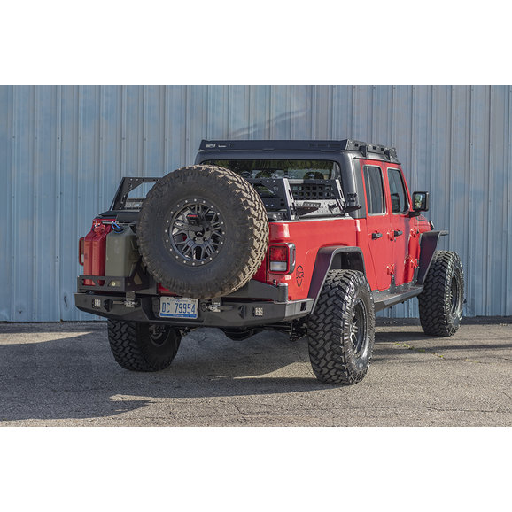 JCR Offroad JTRV-PC Vanguard Rear Bumper in Black for 20-21 Jeep ...