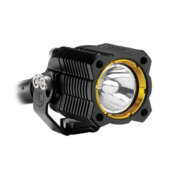 KC HiLiTES KC FLEX SINGLE LED Light Spread/Spot Beam Pattern | Quadratec
